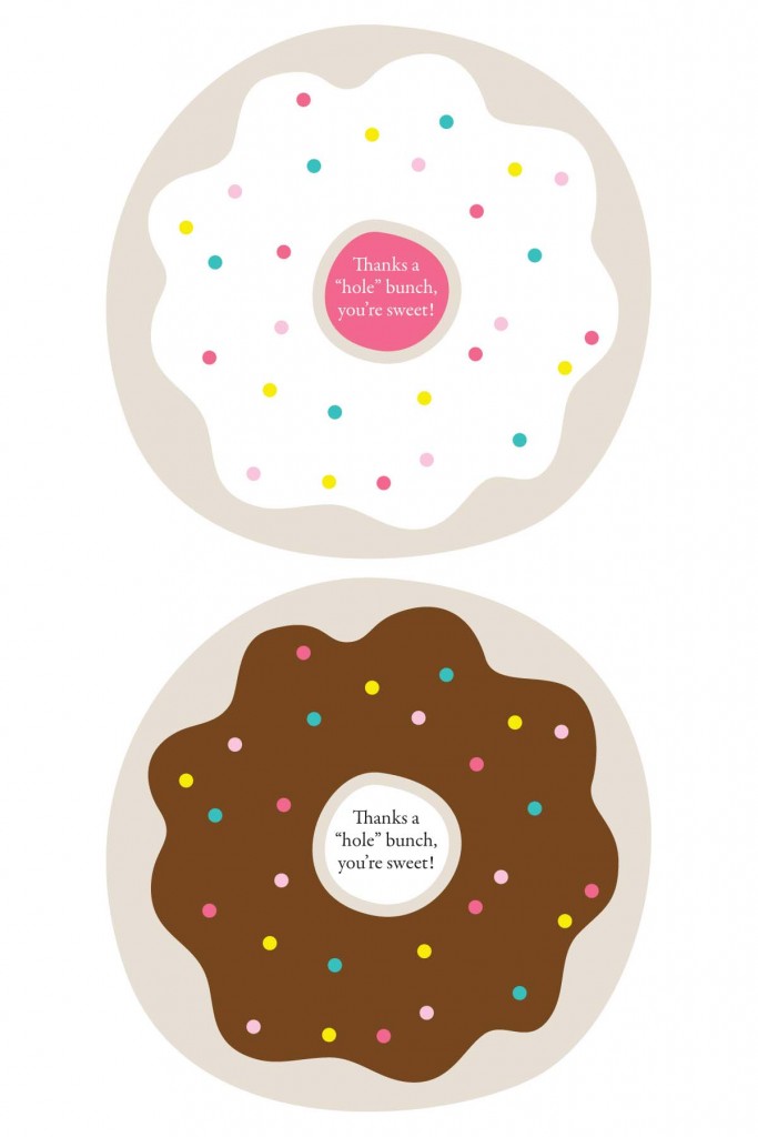 A Hole Bunch Donut Printable Gift Tag | Tauni Everett