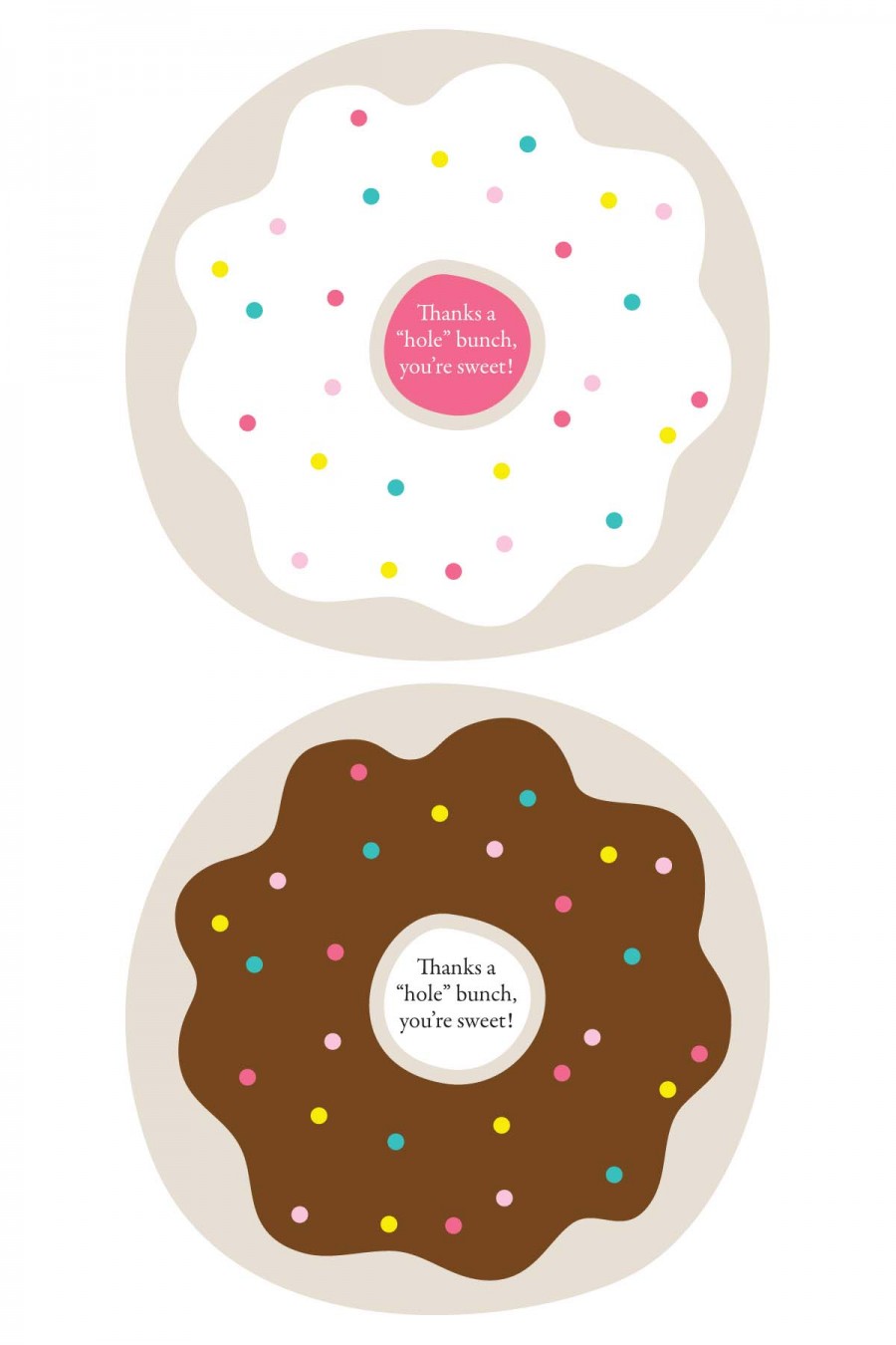 A Hole Bunch Donut Printable Gift Tag | Tauni Everett