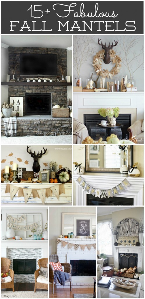 15+ Fabulous Fall Mantels | Tauni Everett