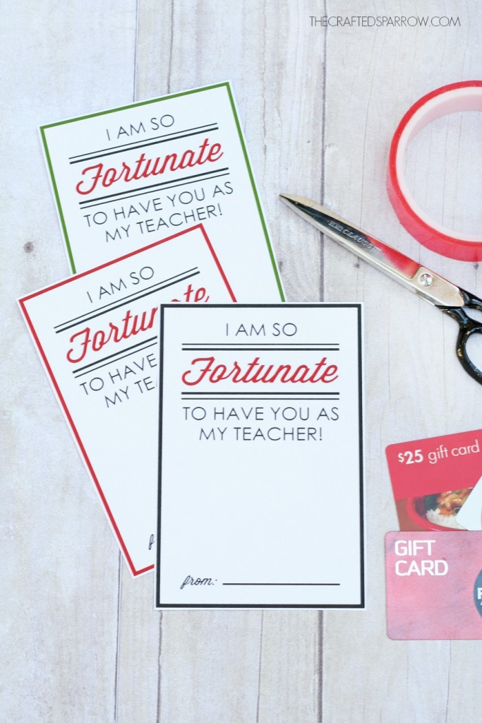 Teacher Appreciation Printables