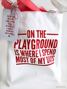 DIY Back to School Tote Bag + Gift Tag | Tauni Everett