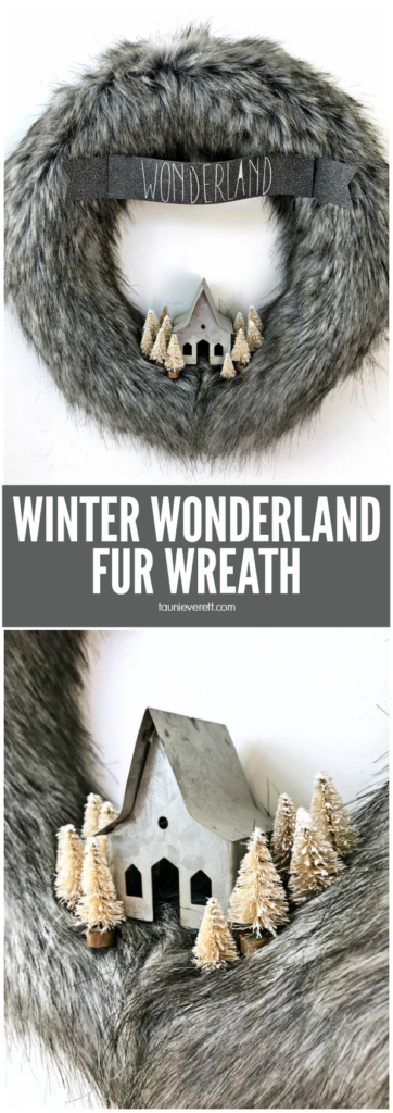 Winter Wonderland Fur Wreath | Tauni Everett
