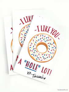 A Hole Bunch Donut Printable Gift Tag | Tauni Everett