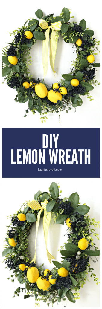 DIY Lemon Wreath | Tauni Everett