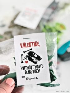 Dinosaur Valentine's Day Printable Gift Tags | Tauni Everett